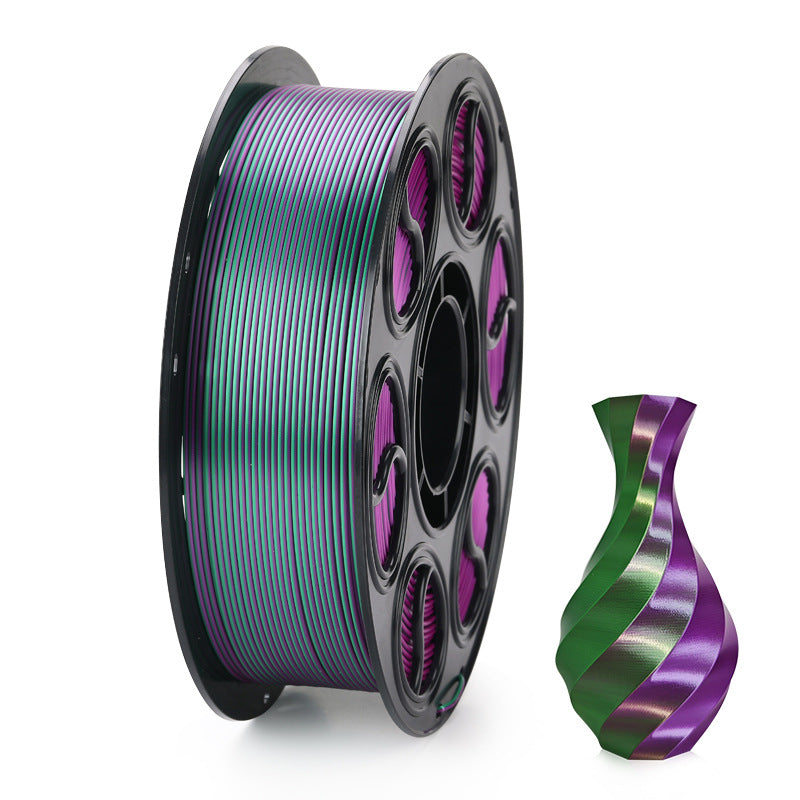PLA Silk - Dual Color Series B-Semi-worked PLA filaments for use in 3D ...